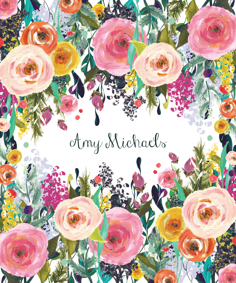 Handpainted Floral Surround – Practical Paper Company